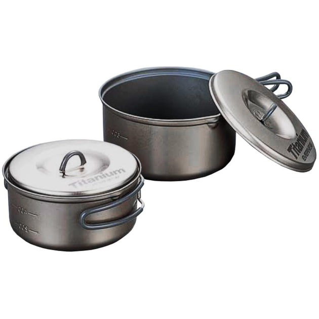 Evernew Titanium NS Backpacking Pot Set - Small – Fresh Air Junkie